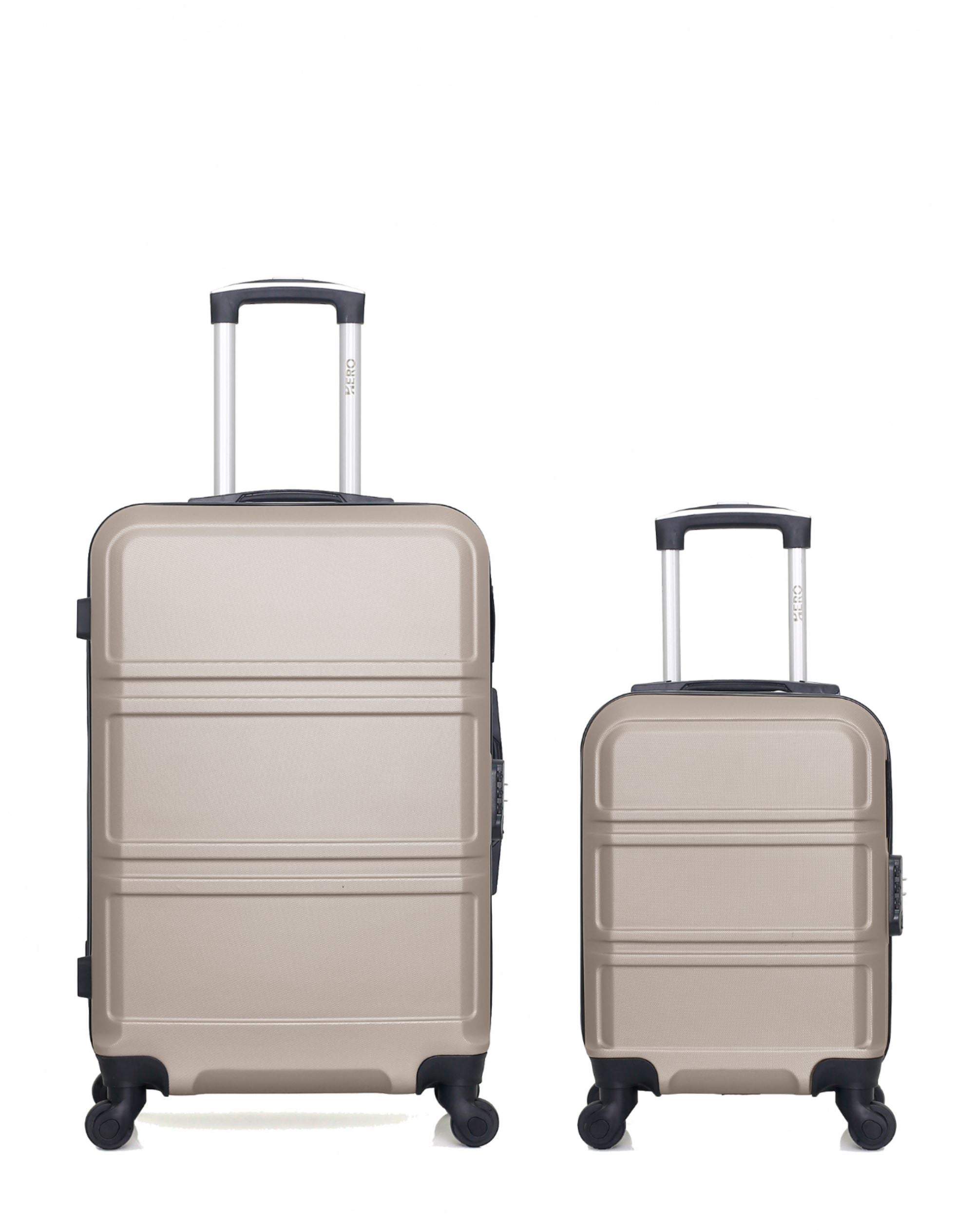 2 Luggage Bundle Medium 65cm Cabin 55cm Utah - HERO | Baage