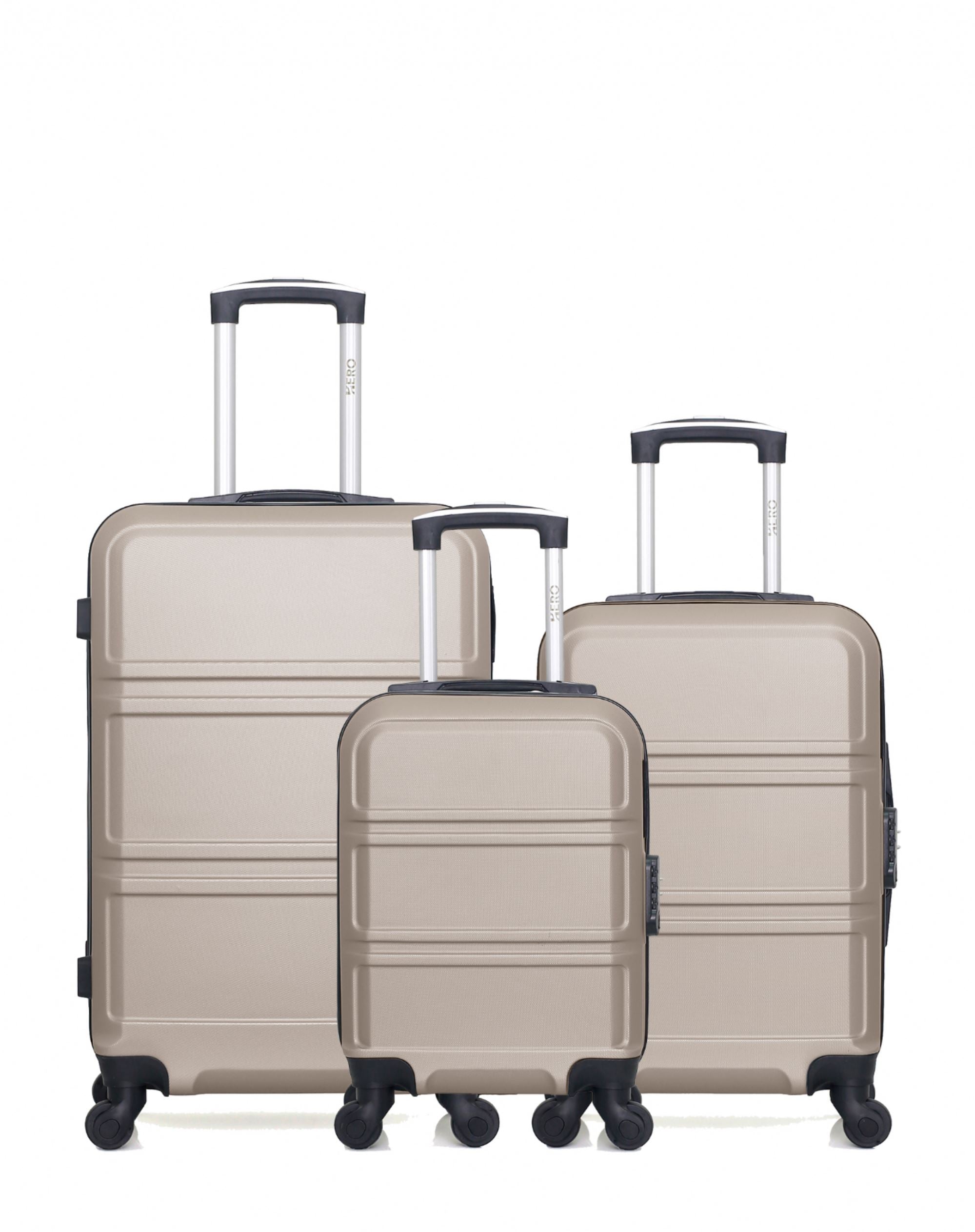 3 Luggage Bundle Medium 65cm Cabin 55cm Cabin 45cm Utah - HERO | Baage